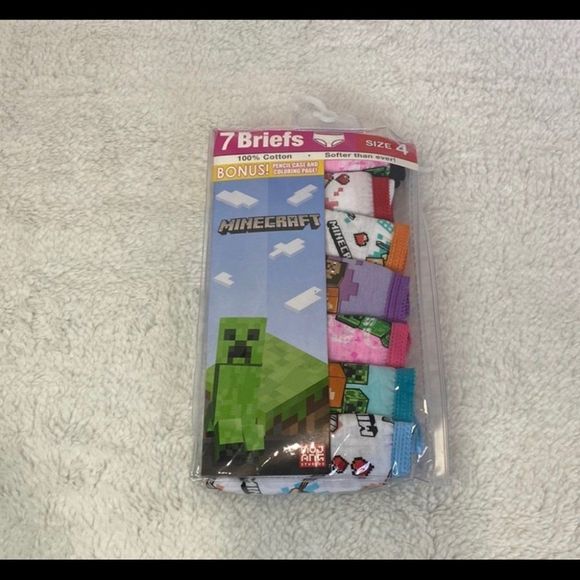 Minecraft | Accessories | Minecraft Girls 7pack Briefs By Handcraft 0 ...